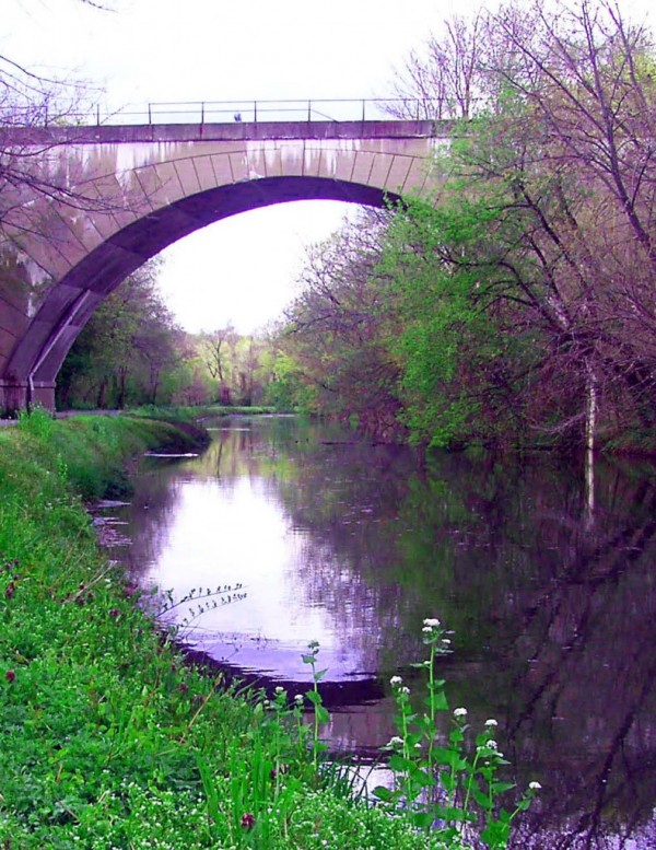 Schuylkill-Canal-At-Rail-Road-Bridge-In-Early-Spring - Occupy Oakland